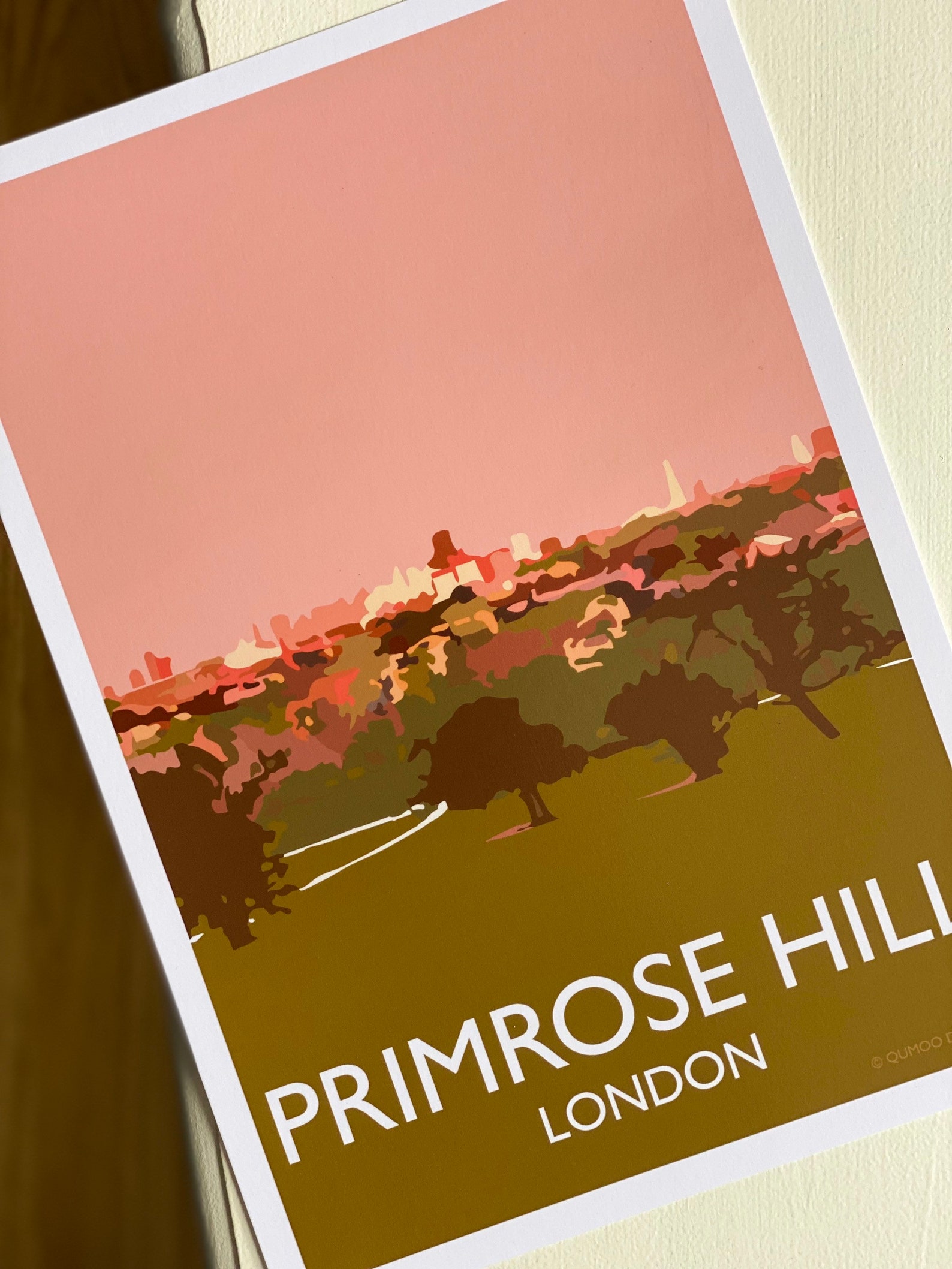 Primrose Hill London NW3 England UK A4 Travel Poster Print - Etsy UK