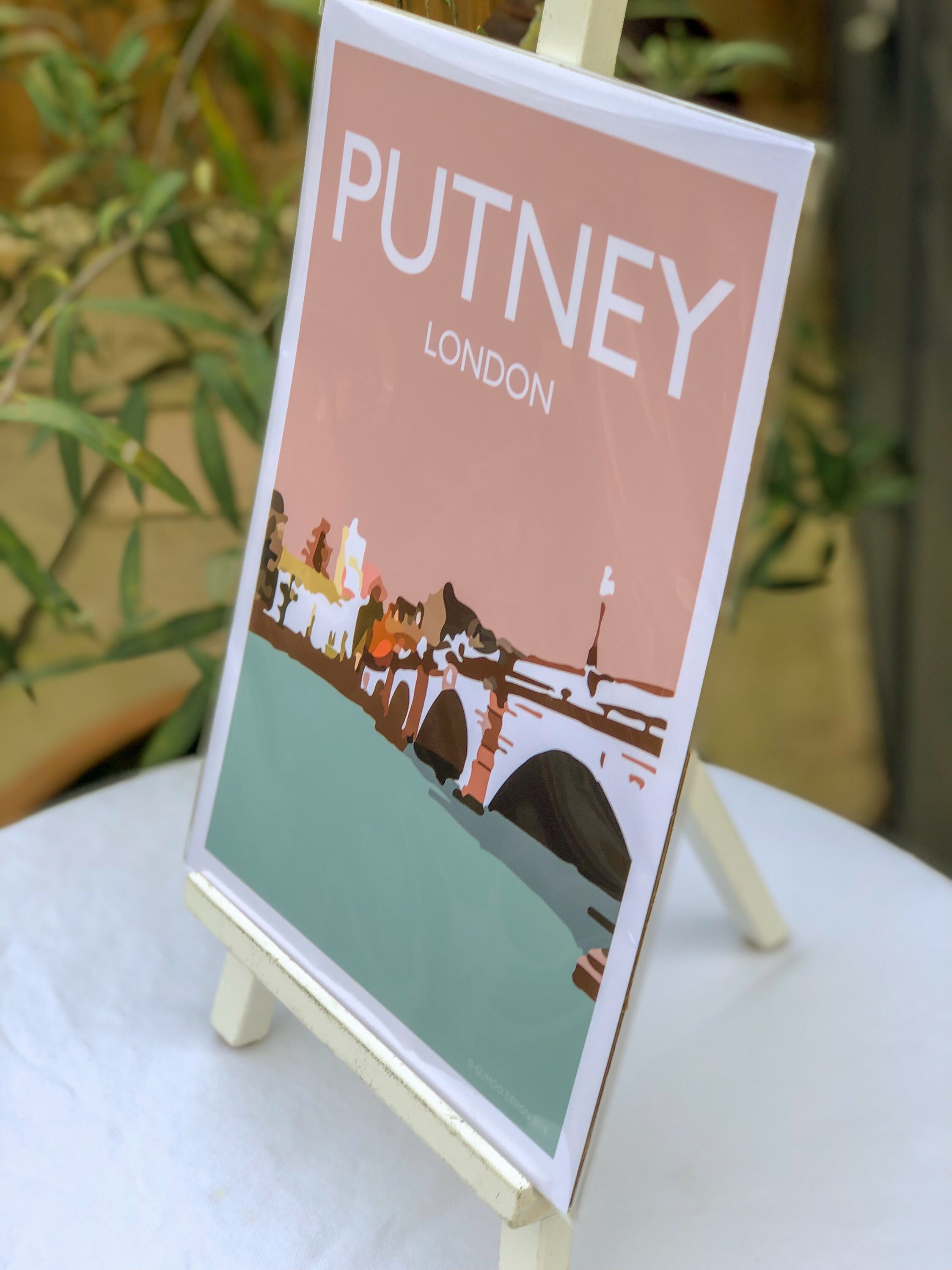 Putney London A3 Travel Print Travel Poster South West - Etsy