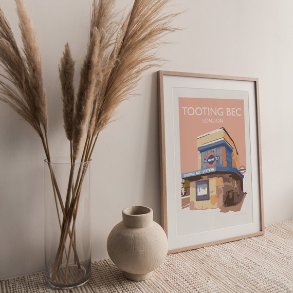 Tooting Bec London Underground Tube Station South London - Etsy