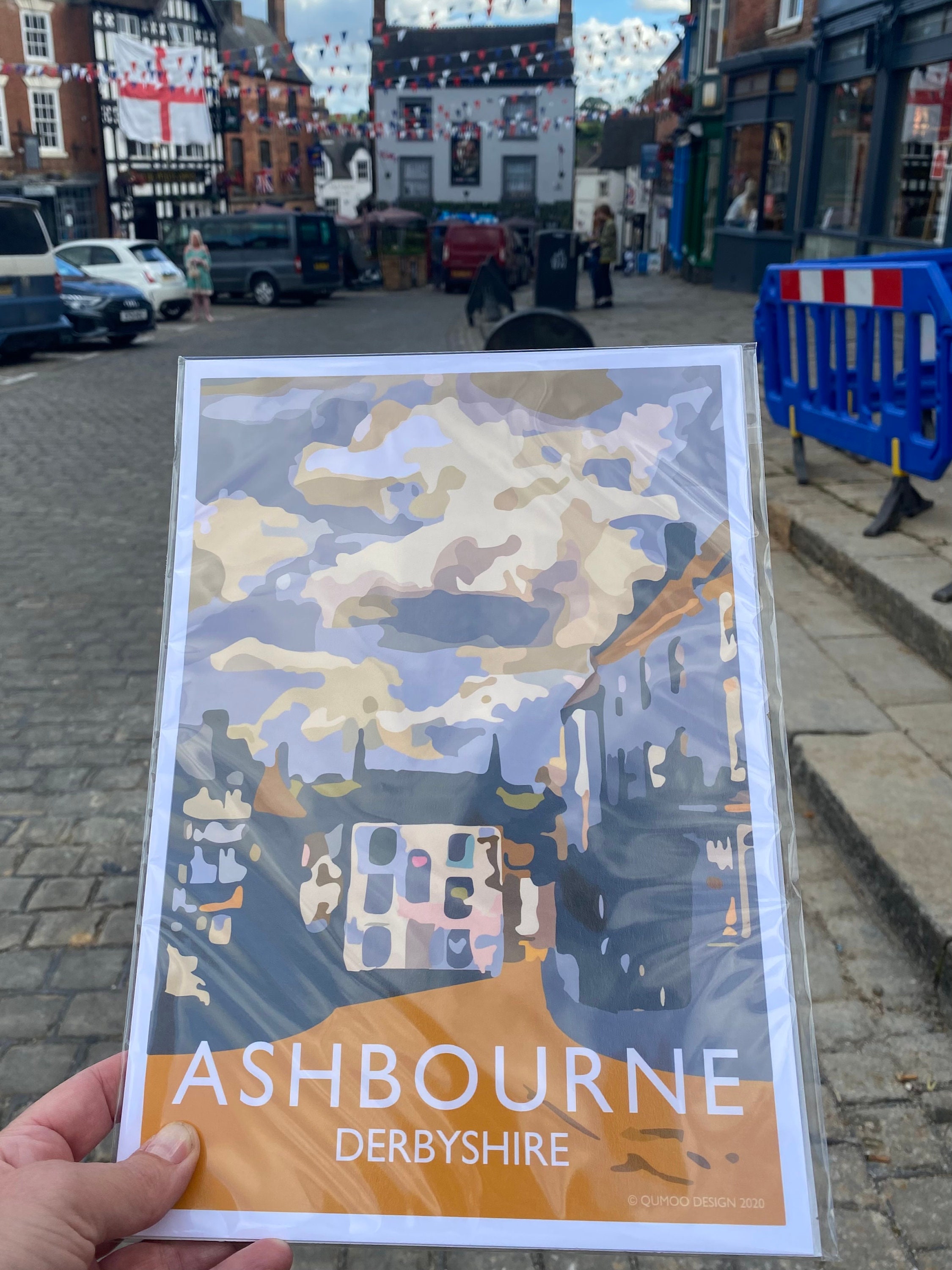 Ashbourne Derbyshire UK A3 Travel Print Poster (unframed) - Etsy