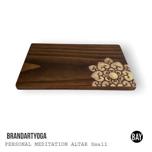 Personal Meditation Altar Small Size, Yoga Gift, Yoga Art, Shrine, Wood ...