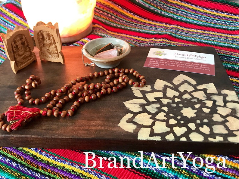 Personal Meditation Altar Large Size, Yoga Gift, Yoga Art, Shrine, Wood ...