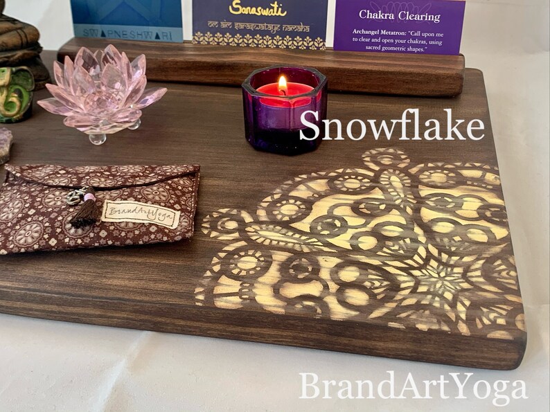 Personal Meditation Altar Large Size, Yoga Gift, Yoga Art, Shrine, Wood ...