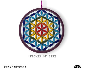 Flower of Life Tile - Etsy