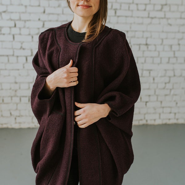 Poncho Jacket - Etsy