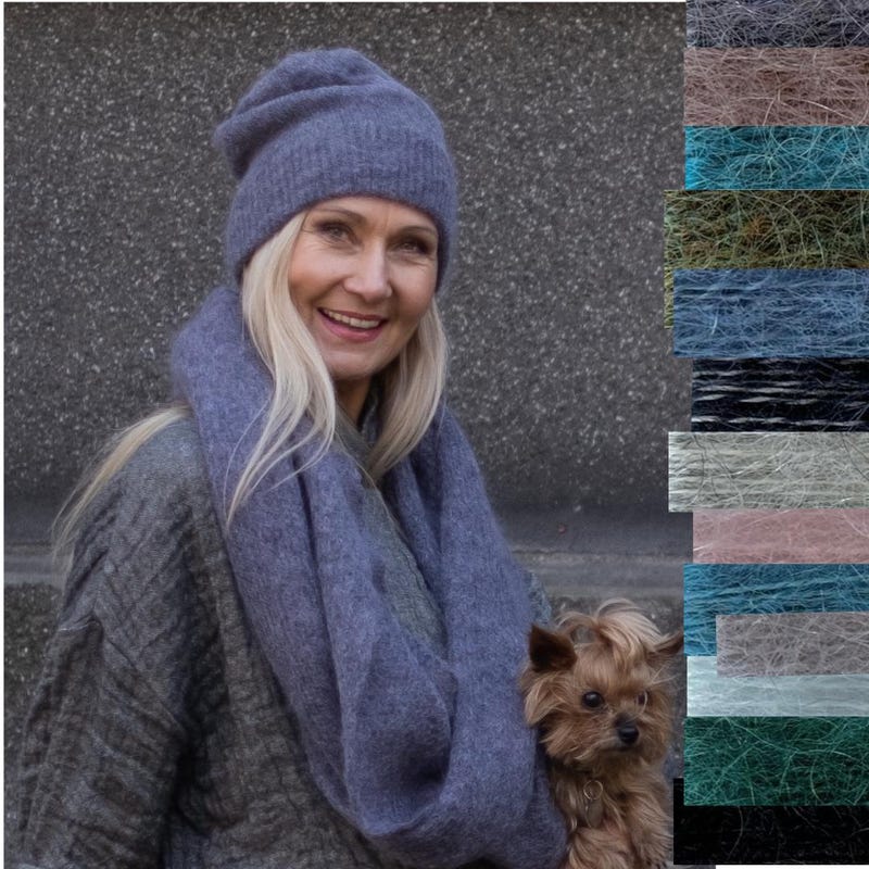 Winter Hat and Scarf Set - Etsy