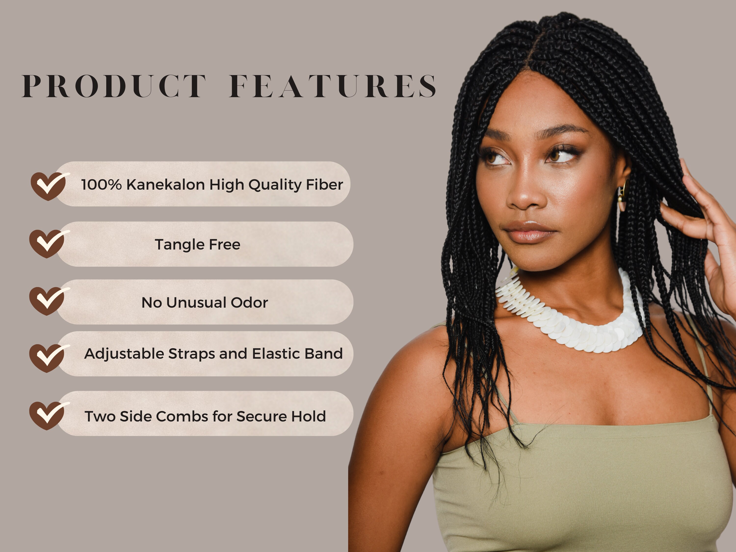 Senegalese Twist Wig, 12-inch Twist Wig for Women, Ready to Ship ...