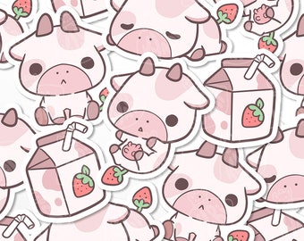 Cow Milk Stickers - Etsy