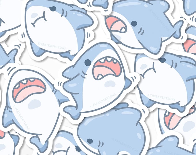 Sharks / Sticker / Gift / Nerd / Geek / Fan Art / Laptop / Custom ...