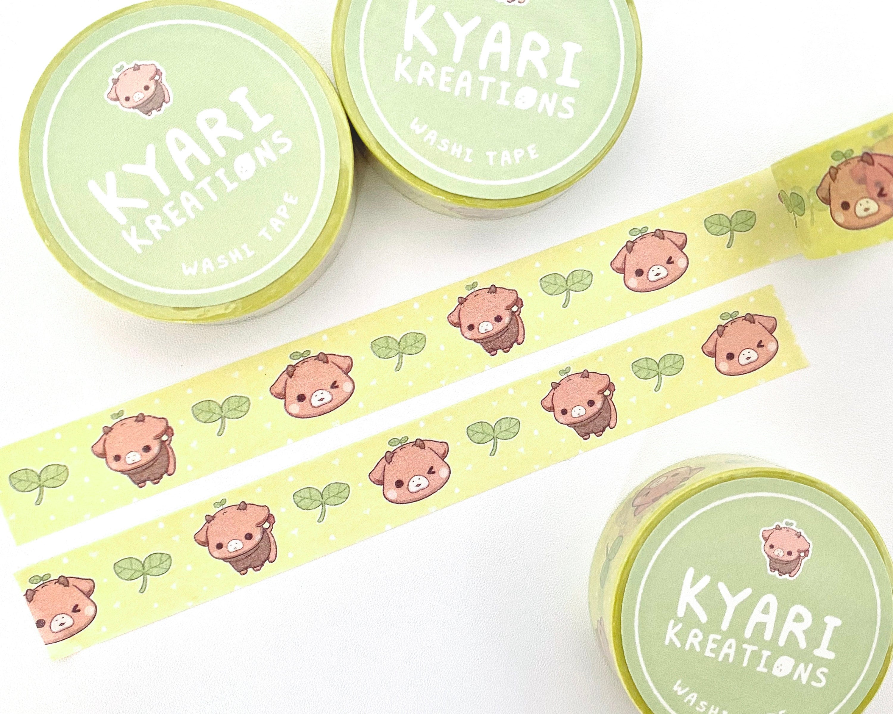 Highland Cow Washi Tape, Cute Cow Washi Tape, Highland Cattle ...