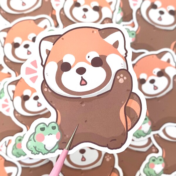 Kawaii Red Panda - Etsy