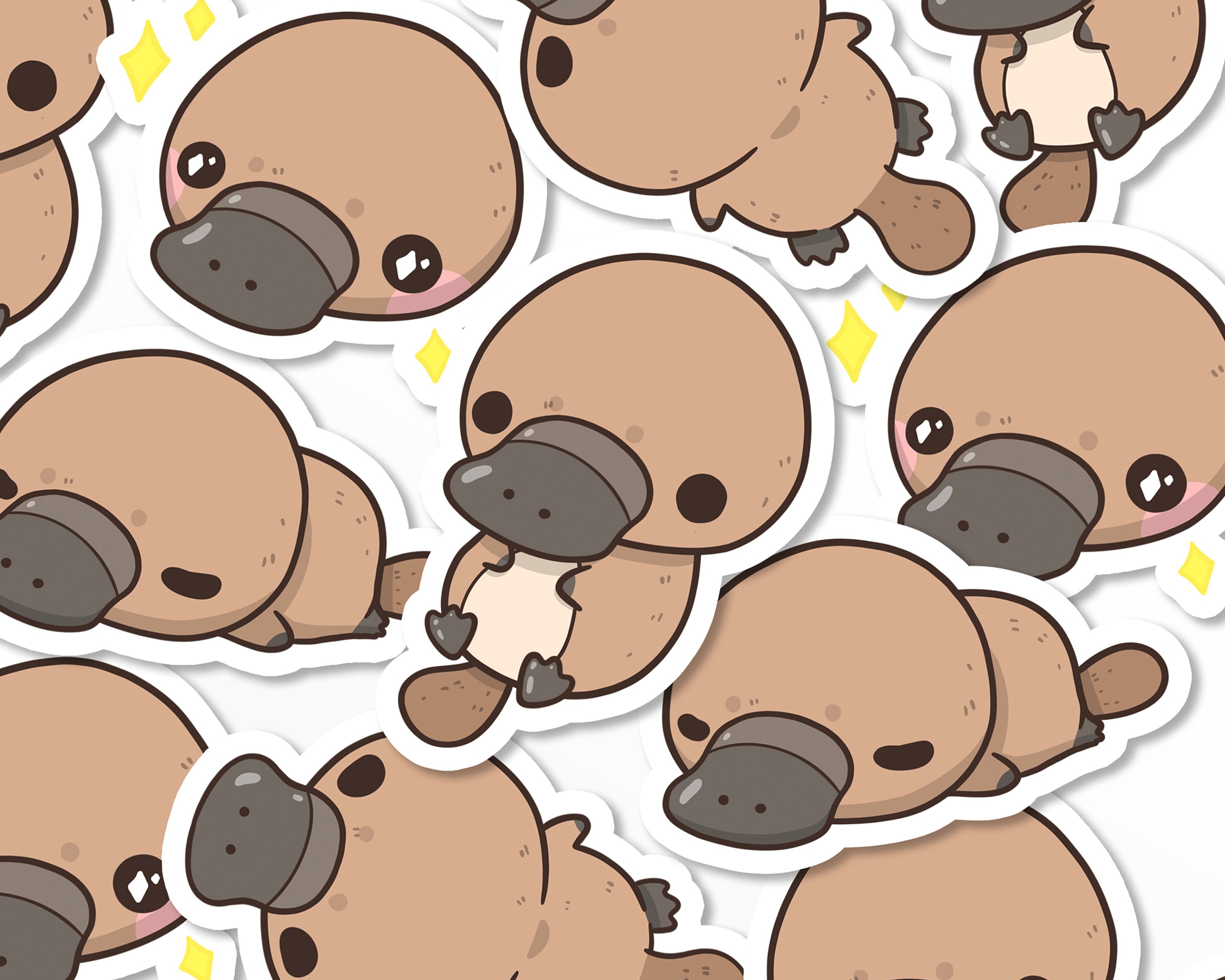 Cute Platypus Drawing