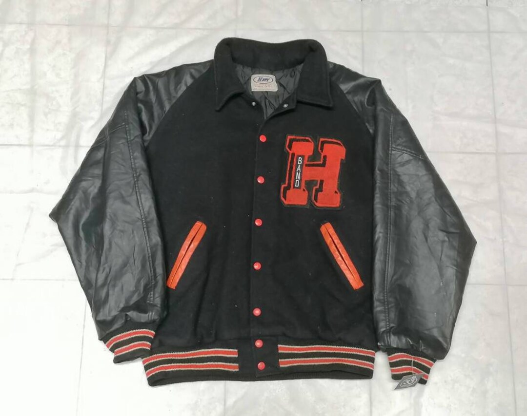 College Varsity Jacket Football by Neff Made in USA - Etsy