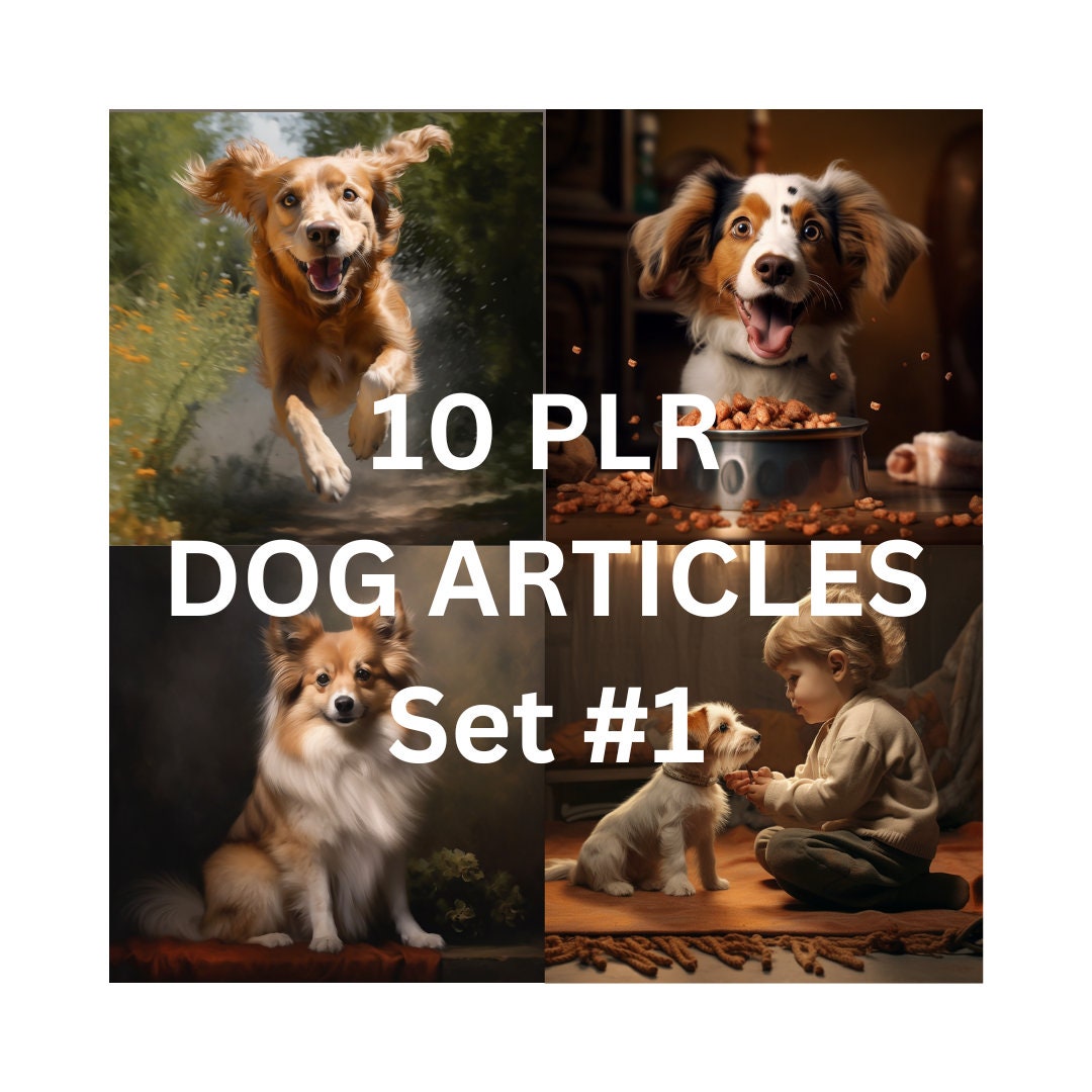 PLR Articles Dog PLR Articles Content for Websites Dog Blog Articles ...
