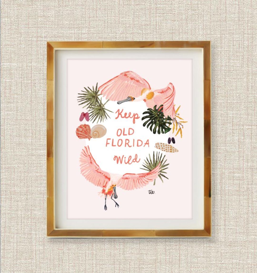 Keep Florida Wild | Digital Prints | Downloadable Art | Digital ...