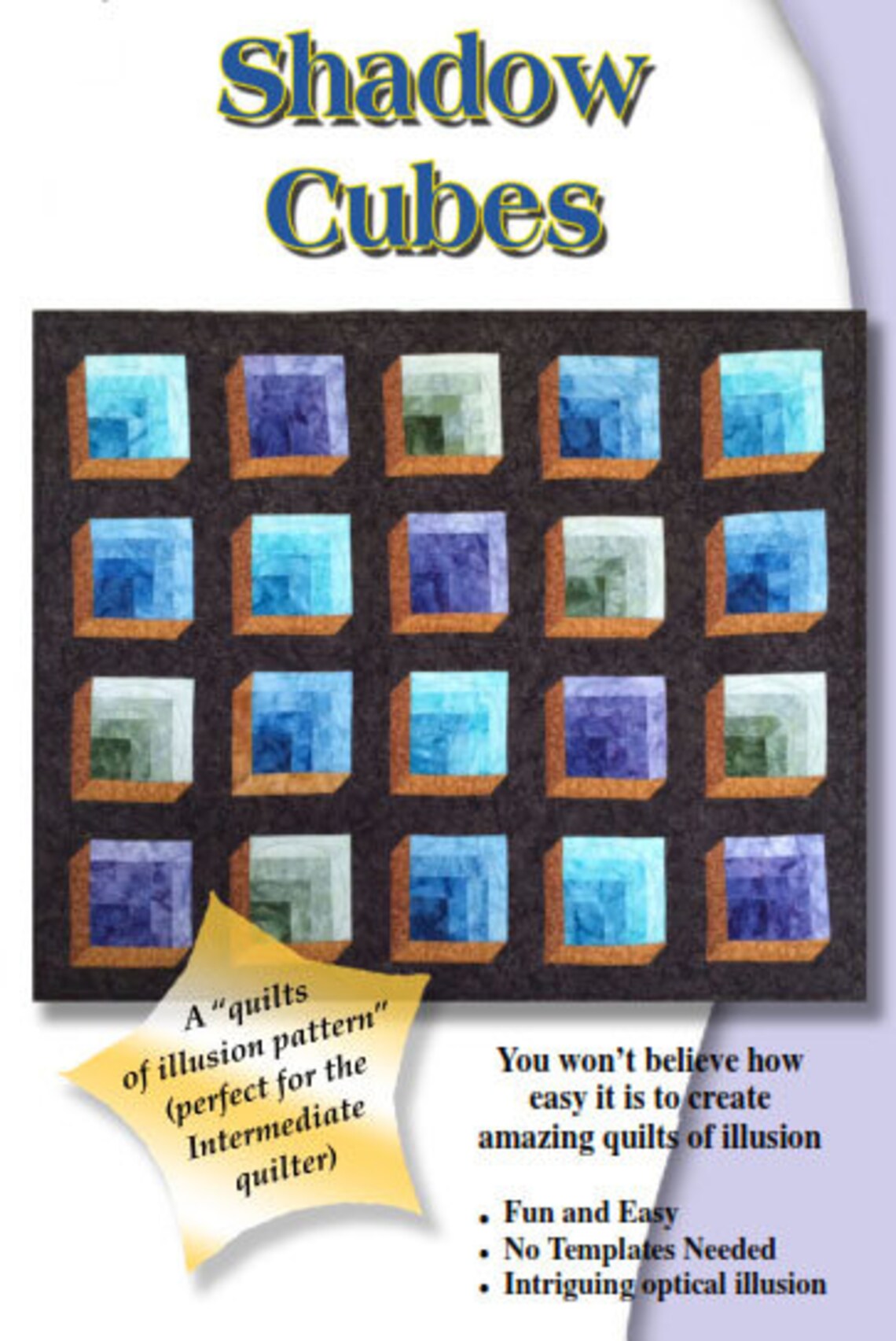 Shadow Cubes PDF Quilt Pattern - Etsy