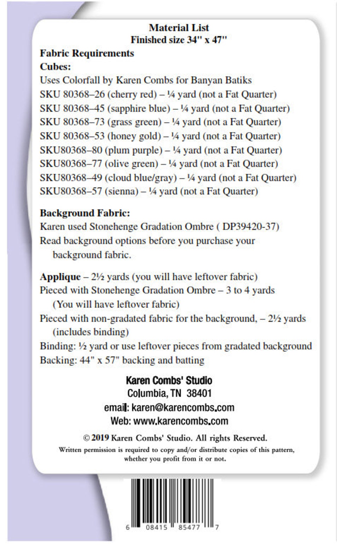 Colorfall Cubes PDF Quilt Pattern - Etsy