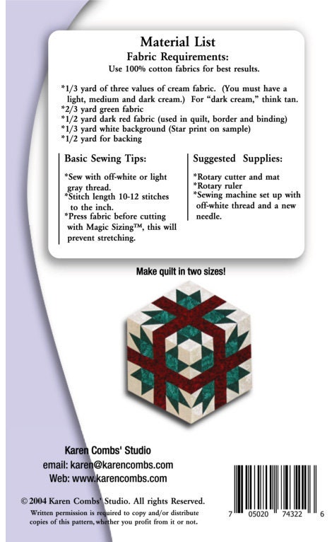 Christmas Cube PDF Quilt Pattern - Etsy