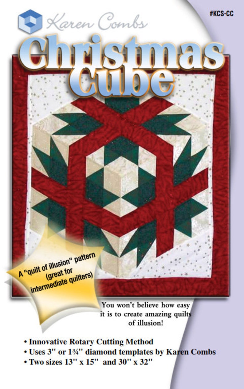 Christmas Cube PDF Quilt Pattern | Etsy