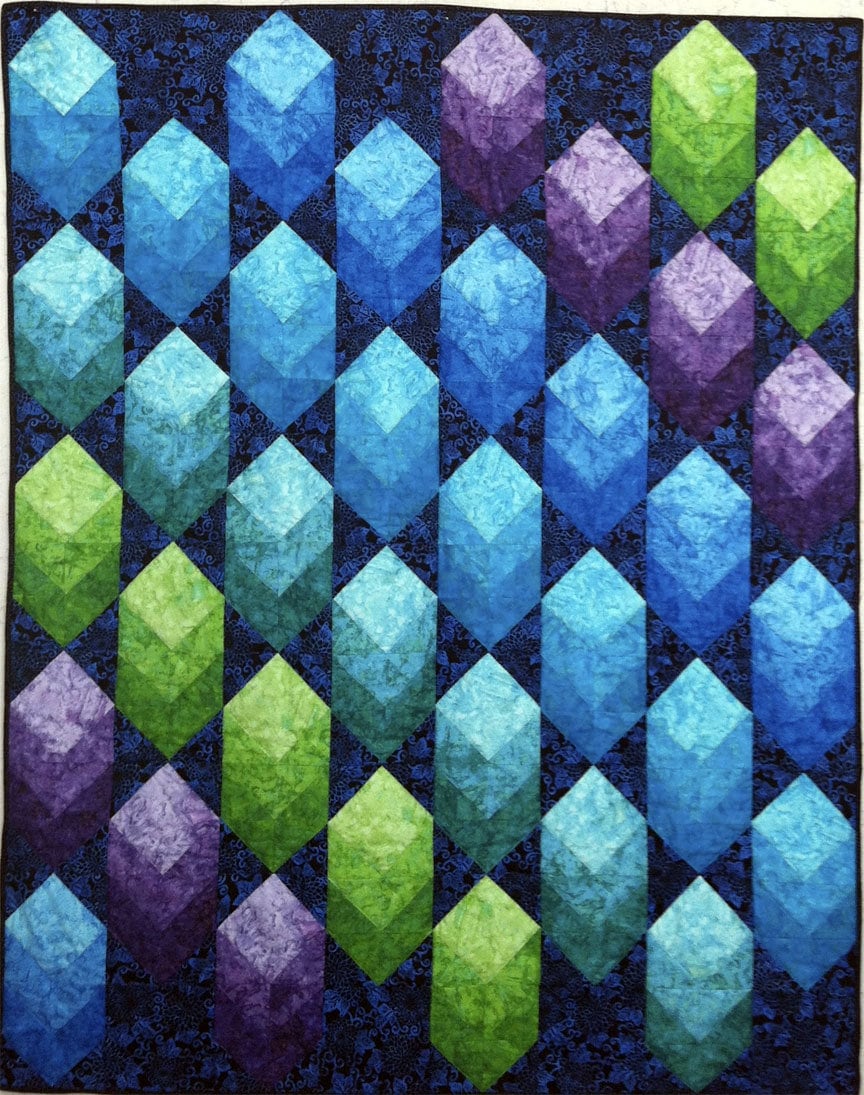 Spinning Cubes Quilt Pattern at Terrance Mitchell blog