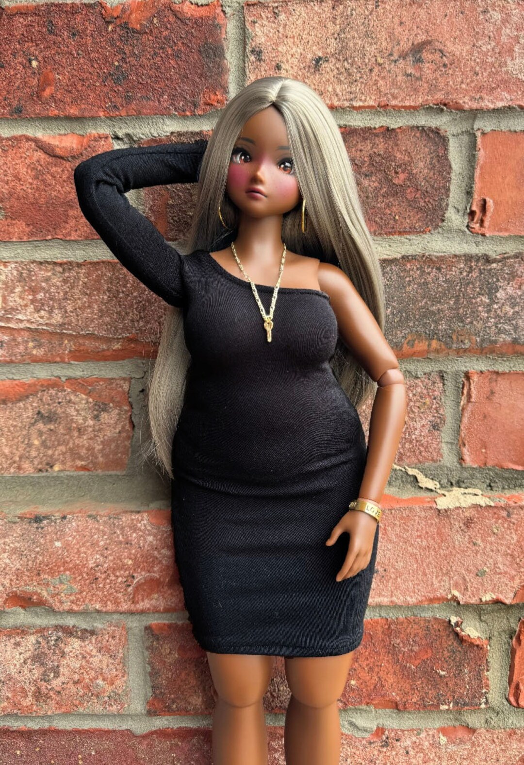 Pear Shape Smart Doll- One Arm Dress-choose Color- Made to Order - Etsy