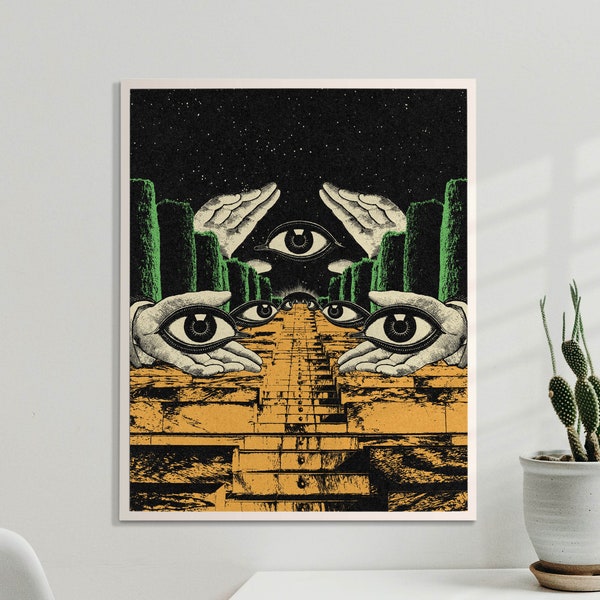 Trippy Poster - Etsy