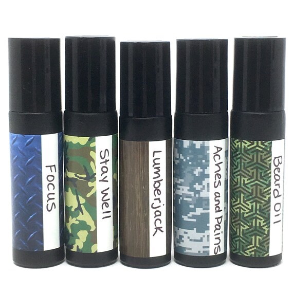 Camo Poly Weatherproof Labels for EO Bottles or Lip Balm Tubes | Etsy