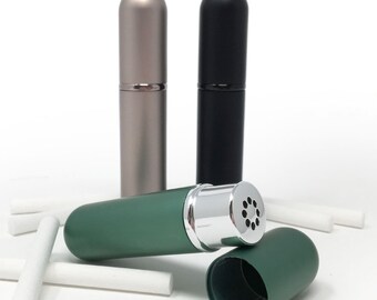 Set of 3 Aluminum & Glass Essential Oil Nasal Inhalers Red | Etsy