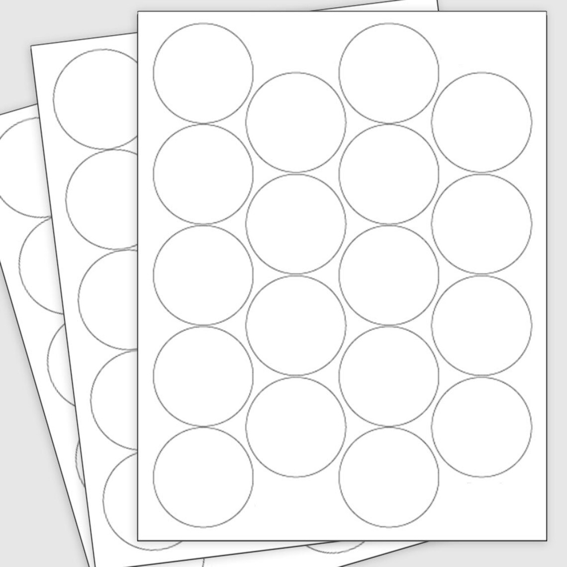 Clear Round Circle Weatherproof Label Protectors for Essential - Etsy