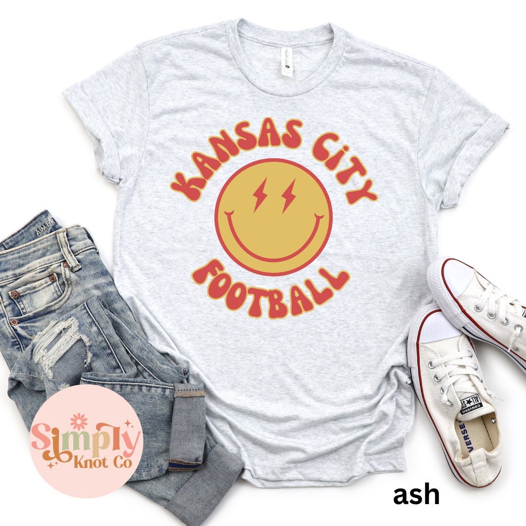 Retro Kansas City Football Shirt, Kansas City Shirt, KC Football Shirt ...
