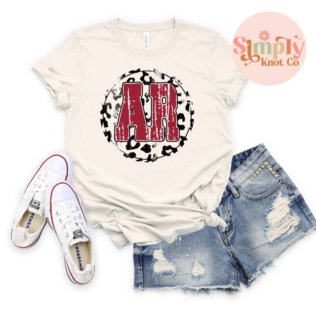 Distressed Red AR, Arkansas Shirt, Arkansas Tshirt, Arkansas Tee, AR ...