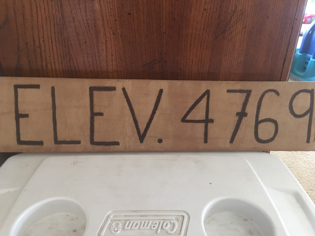 Personalized Elevation Sign - Etsy