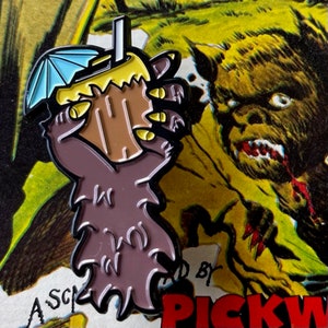 PINA COLADA WOLFIE Round 3 Werewolf Limited Edition 2" Enamel Pin! Tiki ...