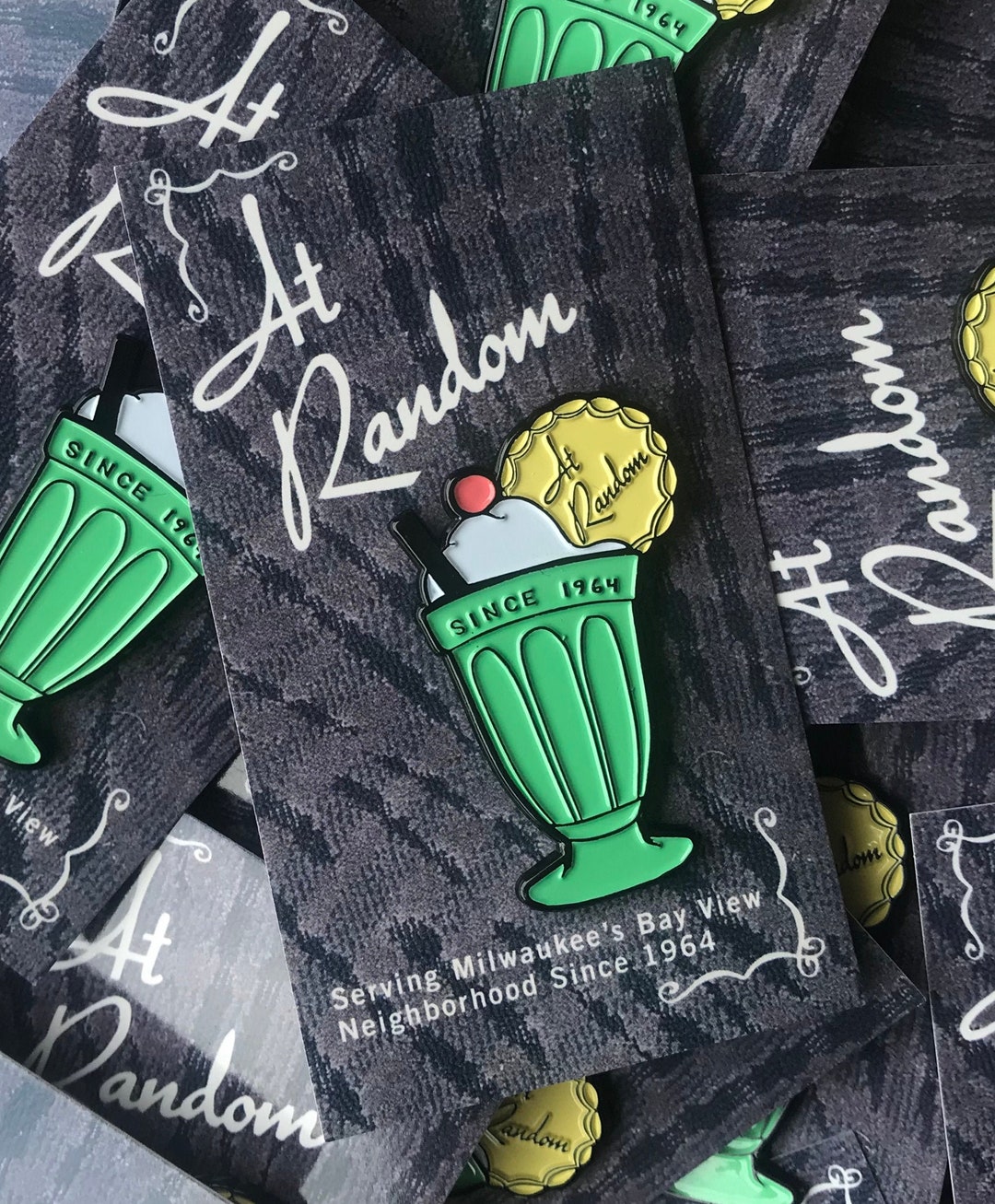 AT RANDOM Milwaukee Ltd. Ed. 1.75" Enamel Pin! Milwaukee Classic ...