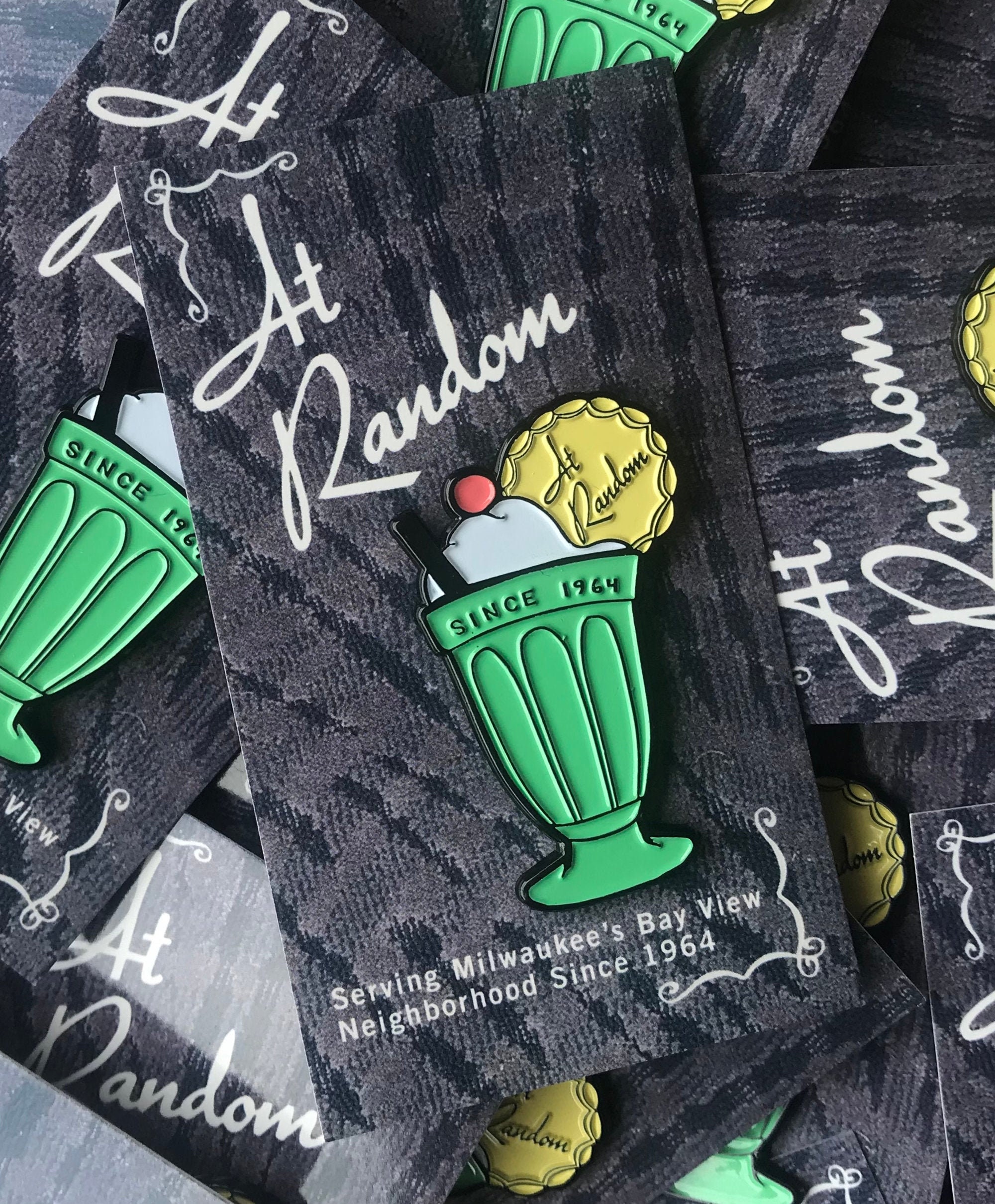 AT RANDOM Milwaukee Ltd. Ed. 1.75 Enamel Pin Milwaukee | Etsy