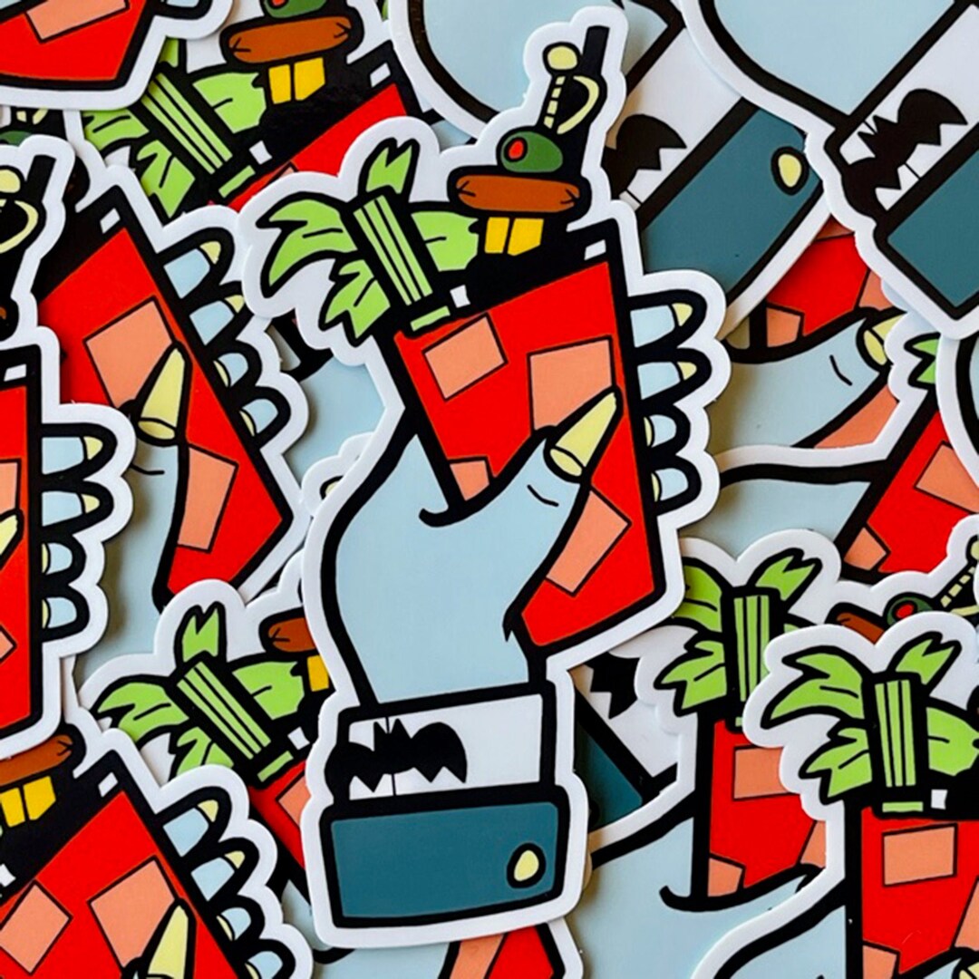 DRAC'S BLOODY MARY 4" Tall Vinyl Sticker! - Etsy