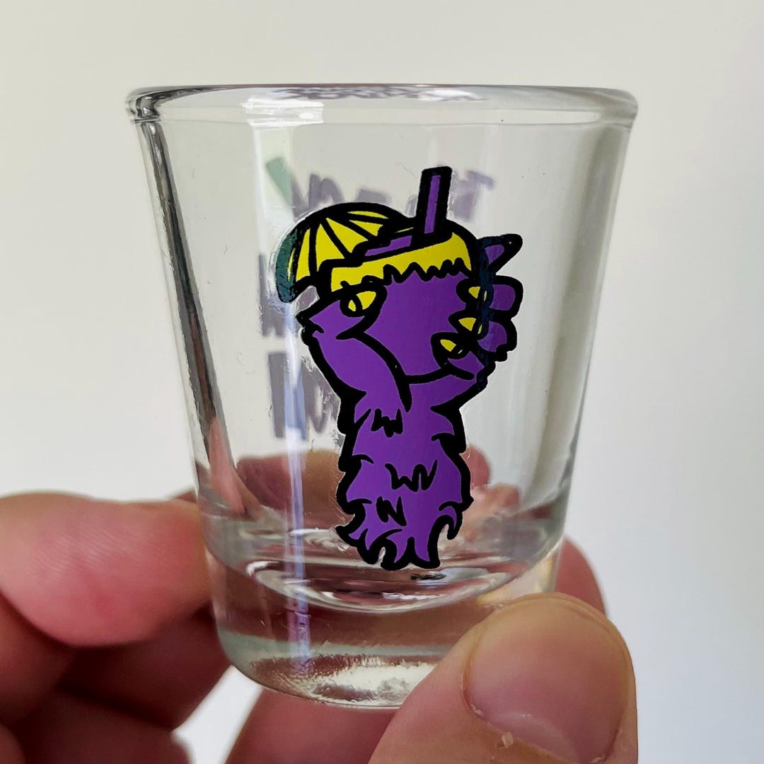 PINA COLADA WOLFMAN 2oz Black Lagoon Room Logo Tiki Monster Shot Glass ...