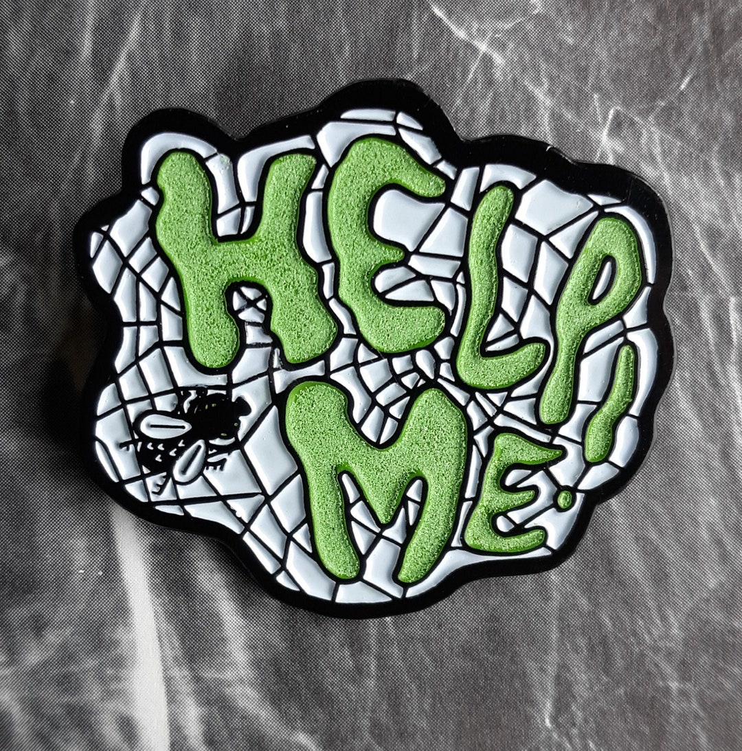 The Fly HELP ME! 2" Limited Edition Glow-in-the-dark Soft Enamel Pin ...
