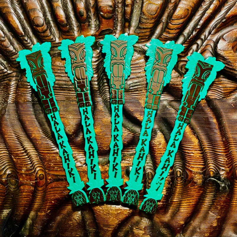 Tiki Swizzle Sticks - Etsy