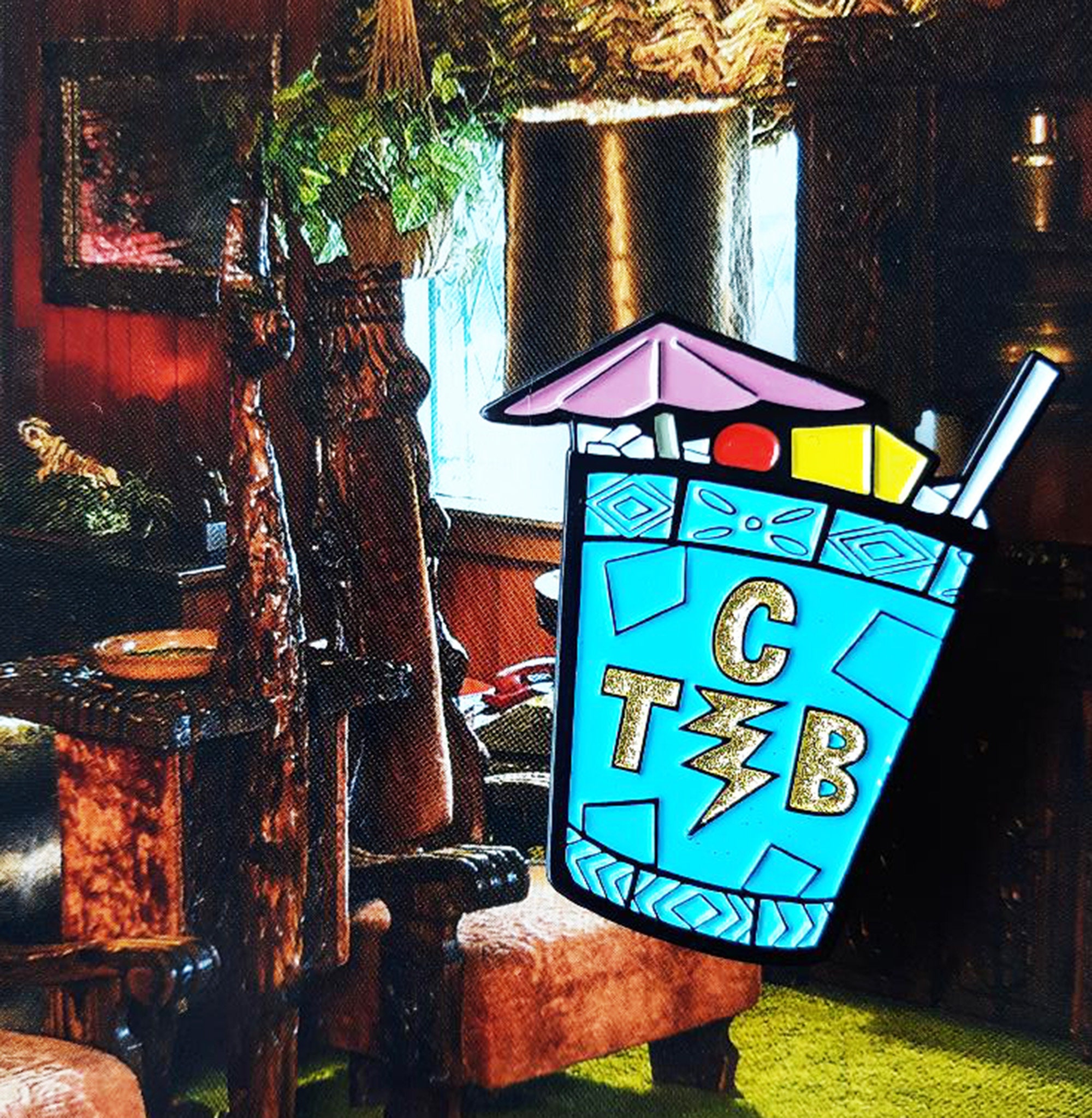 Tcblue Hawaiian Elvis Presley Tribute TCB Glitter Blue | Etsy