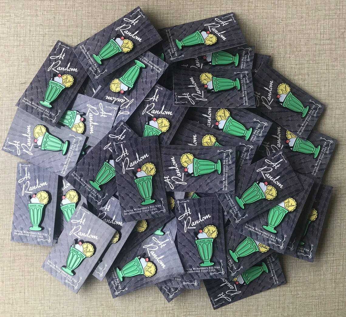 AT RANDOM Milwaukee Ltd. Ed. 1.75 Enamel Pin Milwaukee - Etsy