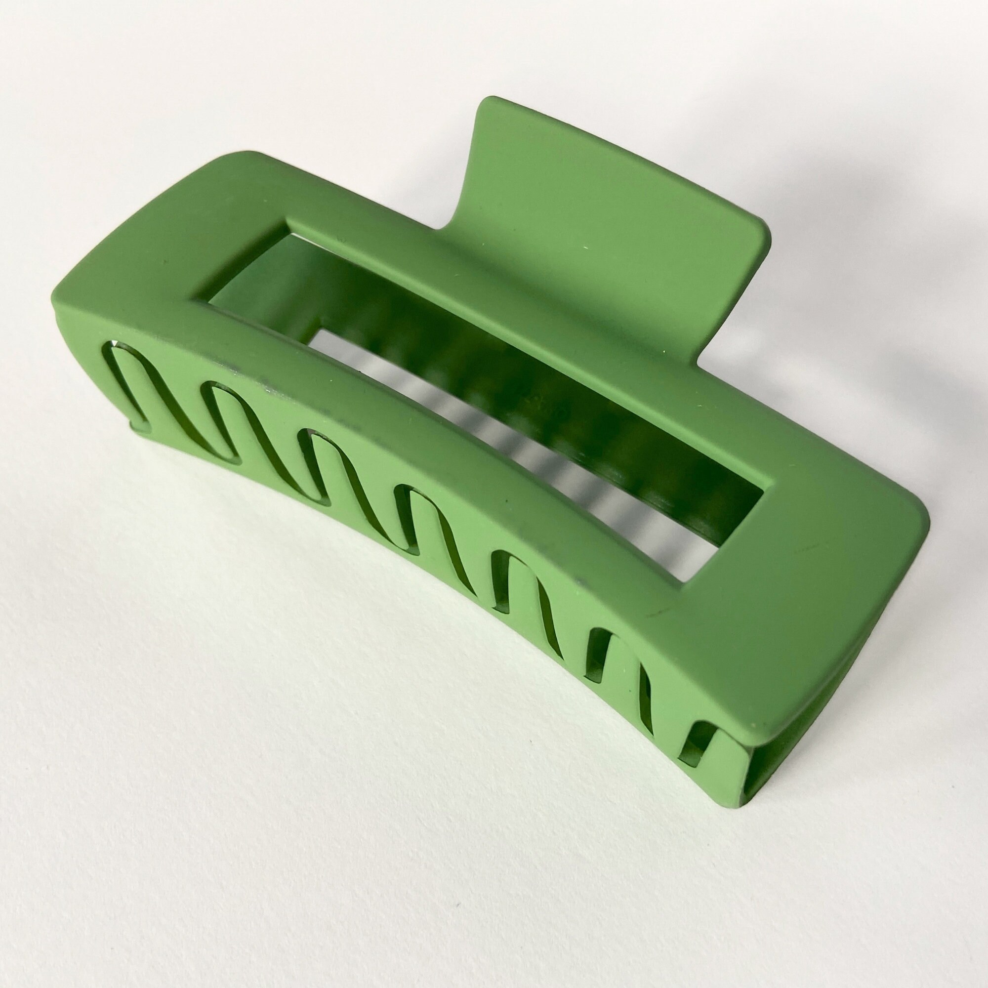 4 Inch Claw Clip Green 4in Clip Claw Forest Green Hair Clip Grass Green ...