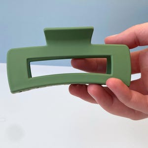 4 Inch Claw Clip Green 4in Clip Claw Forest Green Hair Clip Grass Green ...
