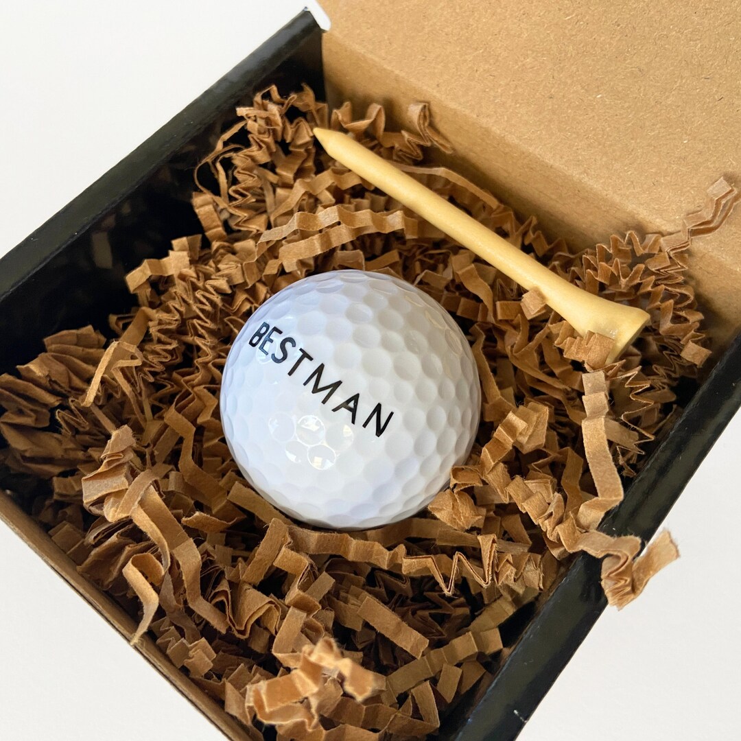 Golf Best Man Proposal Box Gift Idea for Best Man Ask Gift Box Best Man ...