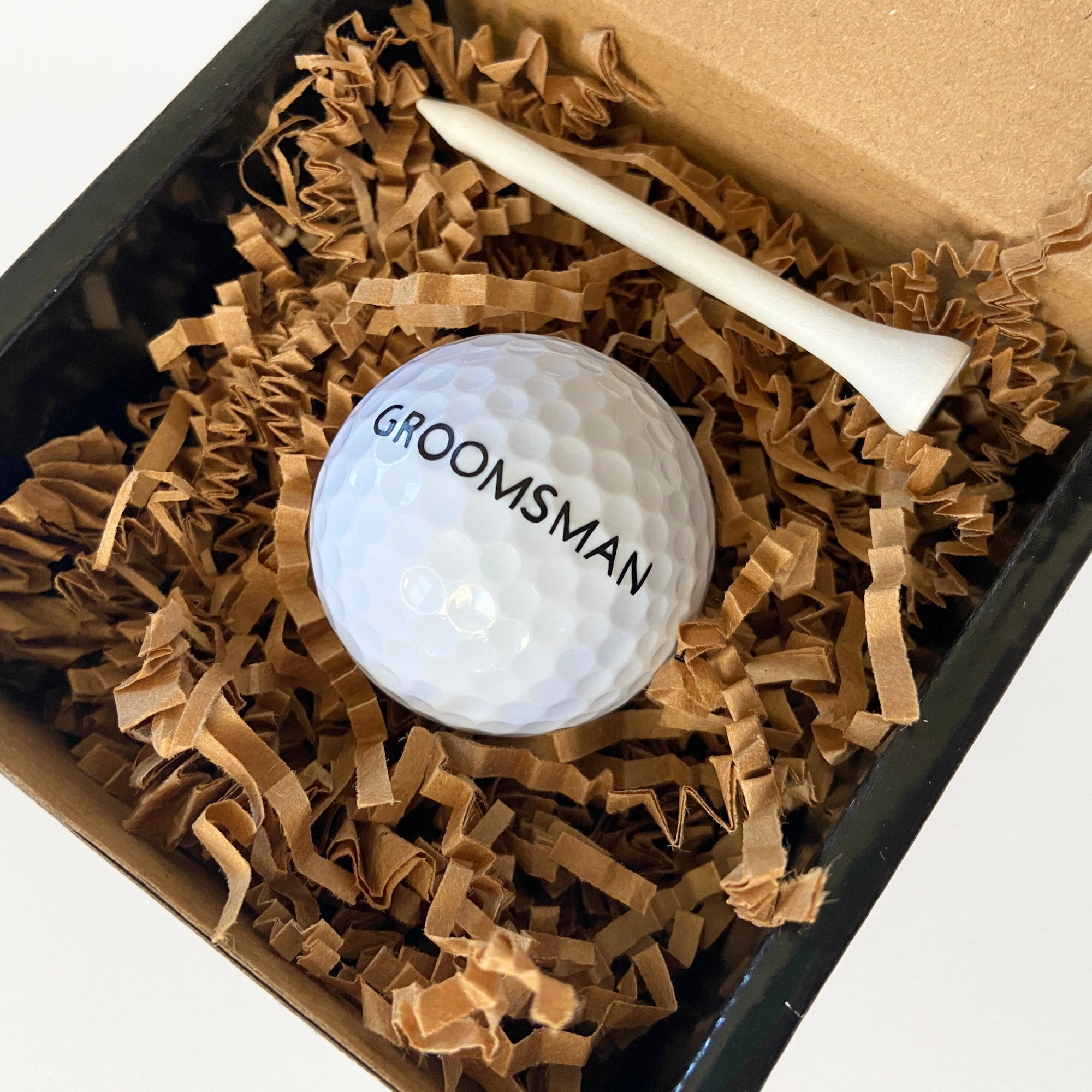Groomsmen Golf Ball Proposal Gift Box for Groomsman Ask Gift Golf ...