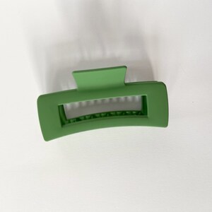 4 Inch Claw Clip Green 4in Clip Claw Forest Green Hair Clip Grass Green ...