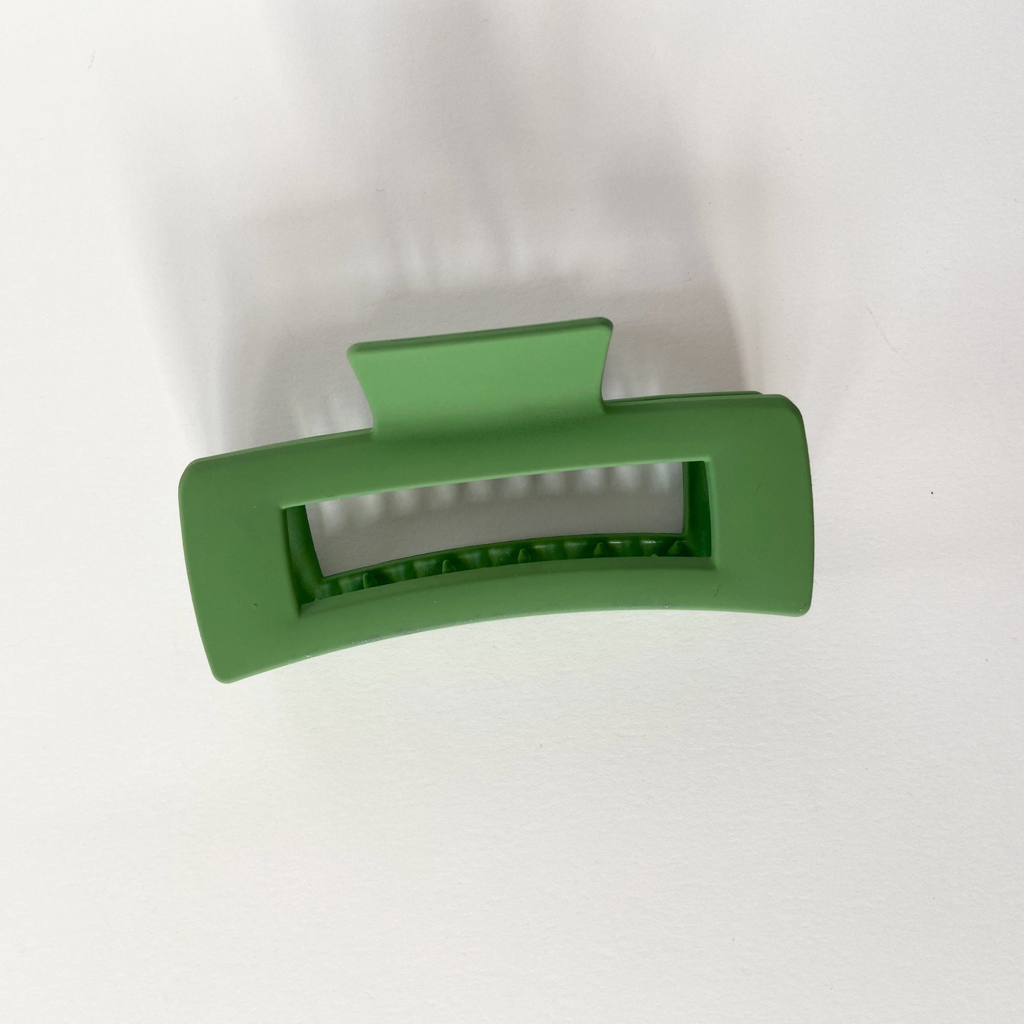 4 Inch Claw Clip Green 4in Clip Claw Forest Green Hair Clip Grass Green ...