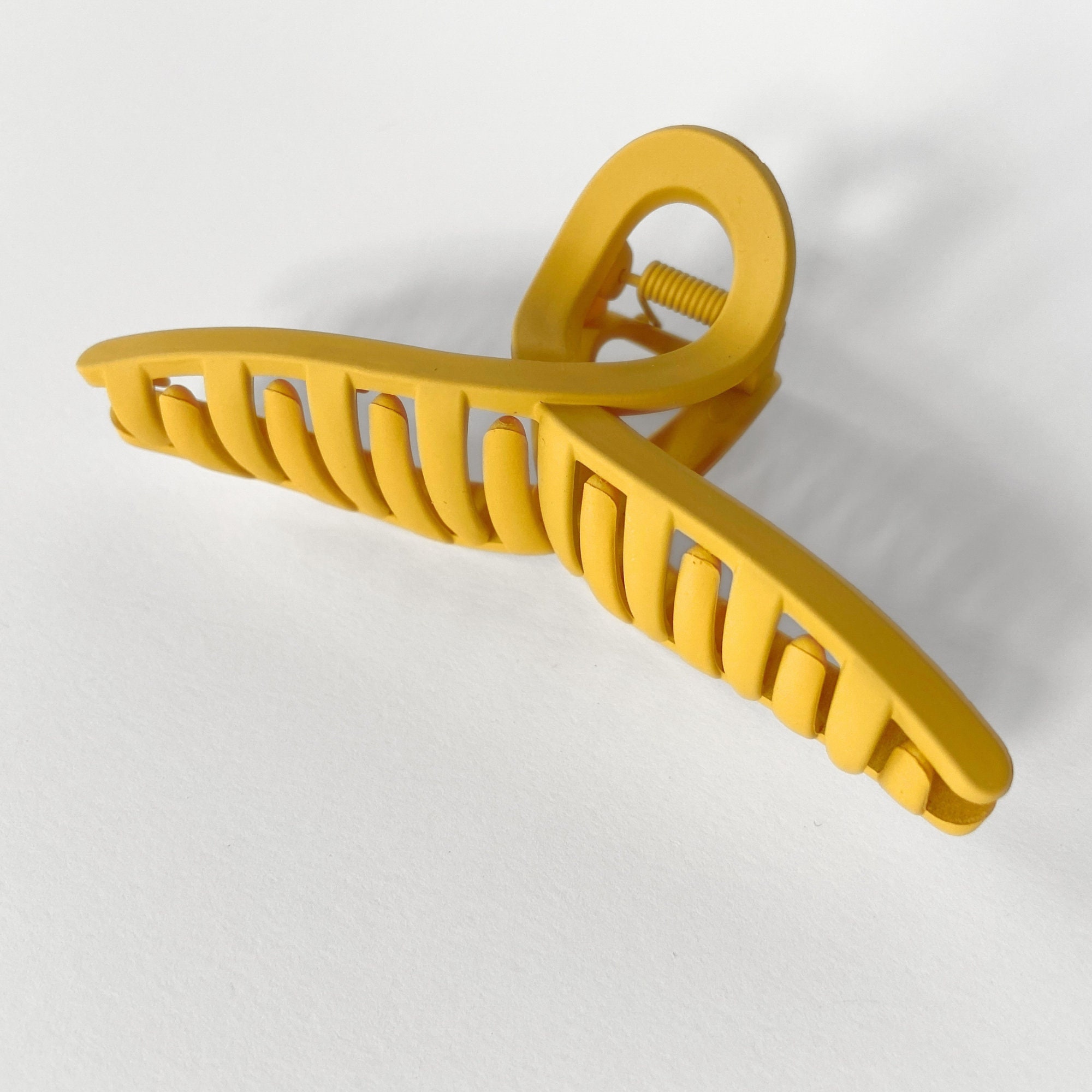 Yellow Hair Claw Mustard Yellow Clip Claw Yellow Accessories Mustard ...