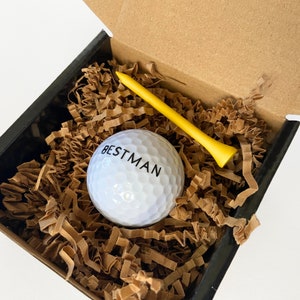 Golf Best Man Proposal Box Gift Idea for Best Man Ask Gift Box Best Man ...