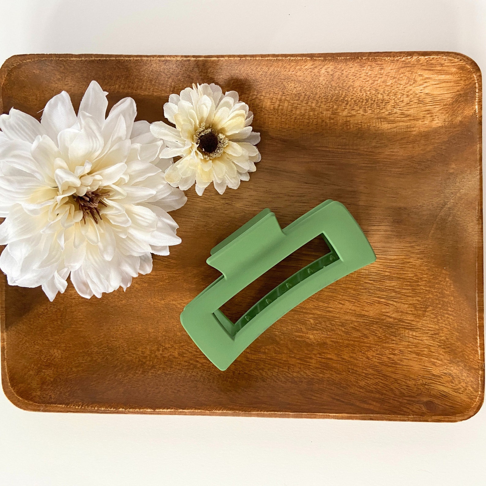 4 Inch Claw Clip Green 4in Clip Claw Forest Green Hair Clip Grass Green ...